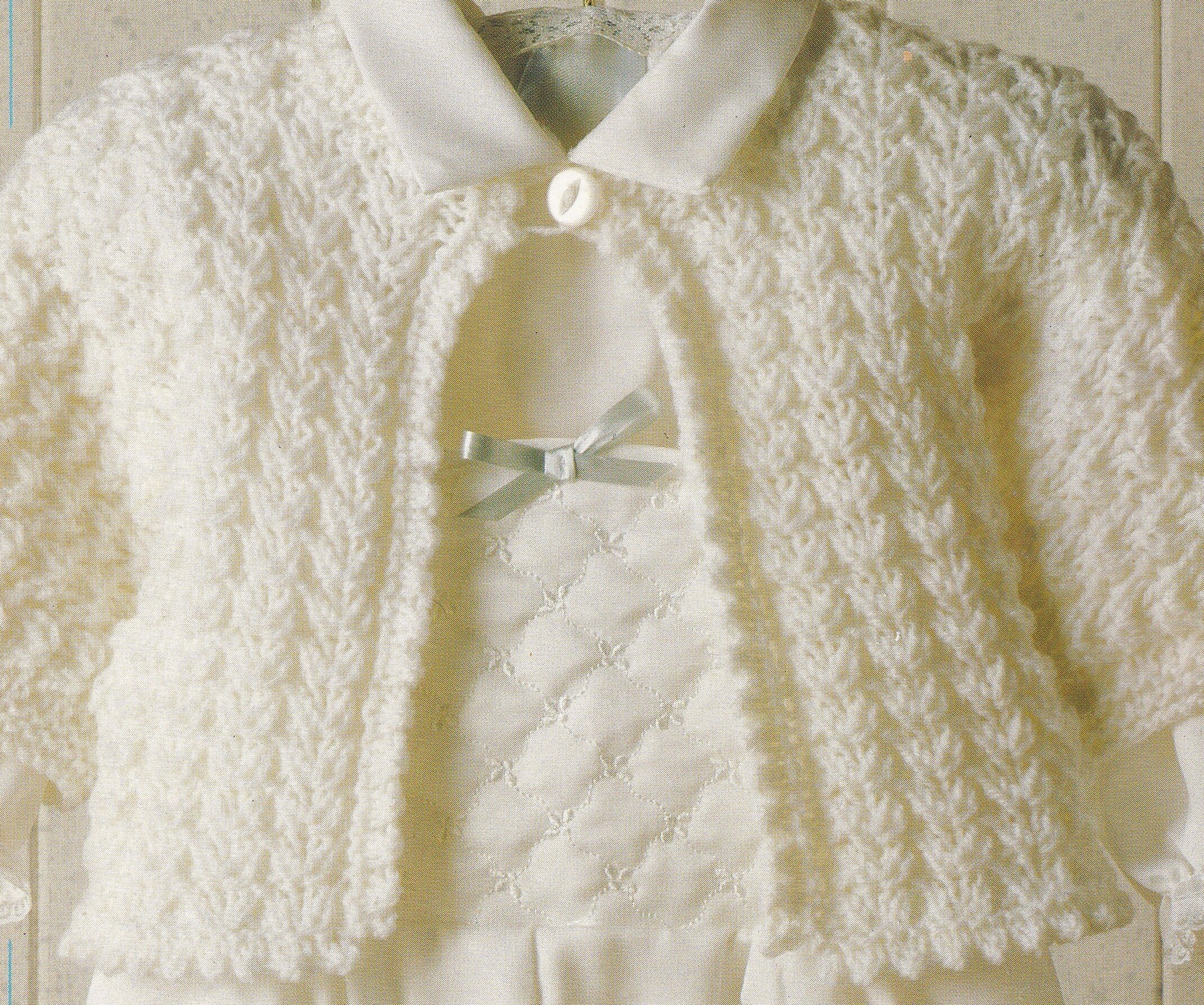 Royal Style Baby Cardigan Knitting Pattern – FastKnits