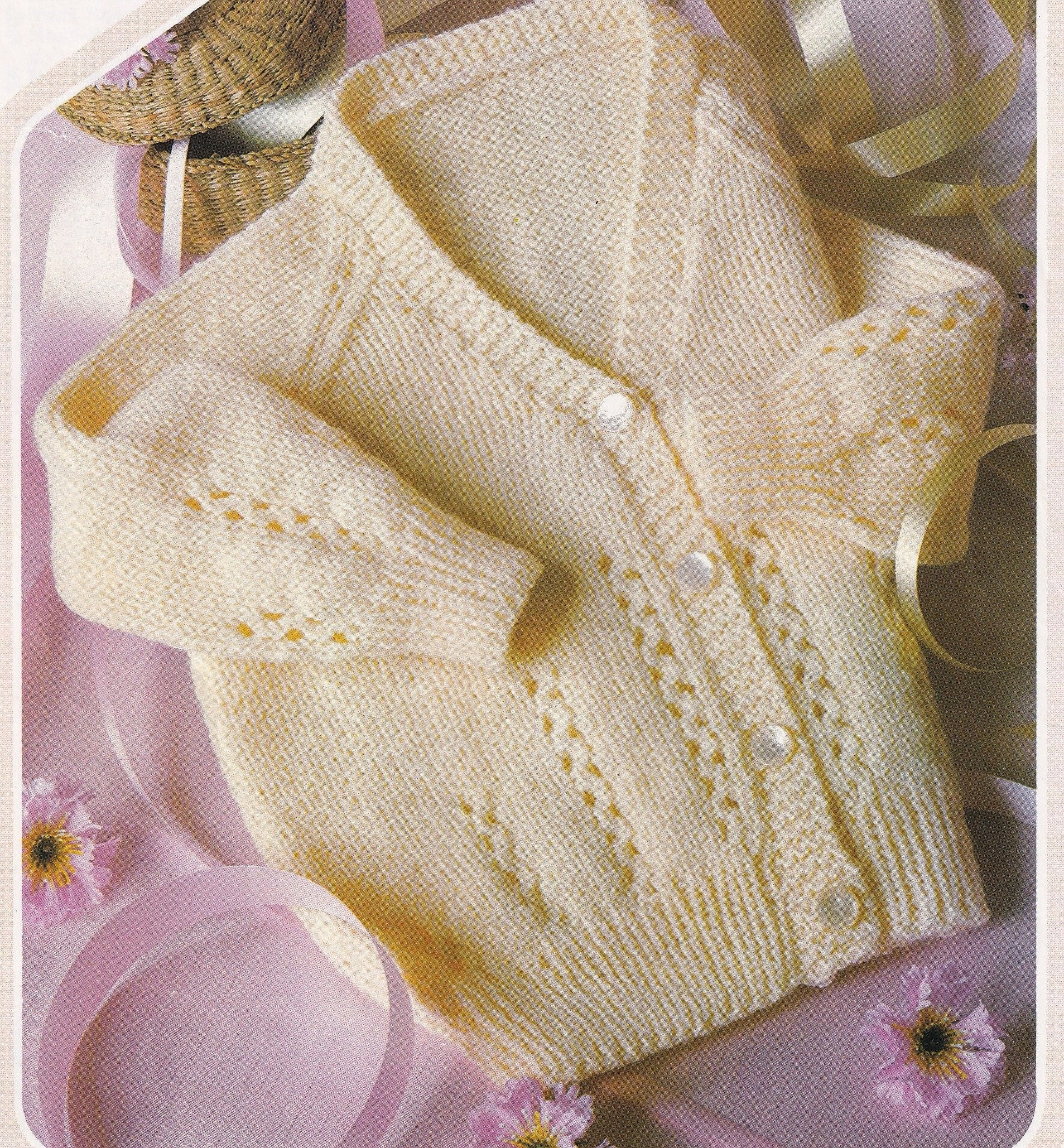 Little Baby Classic Buttoned Cardigan Knitting Pattern – FastKnits